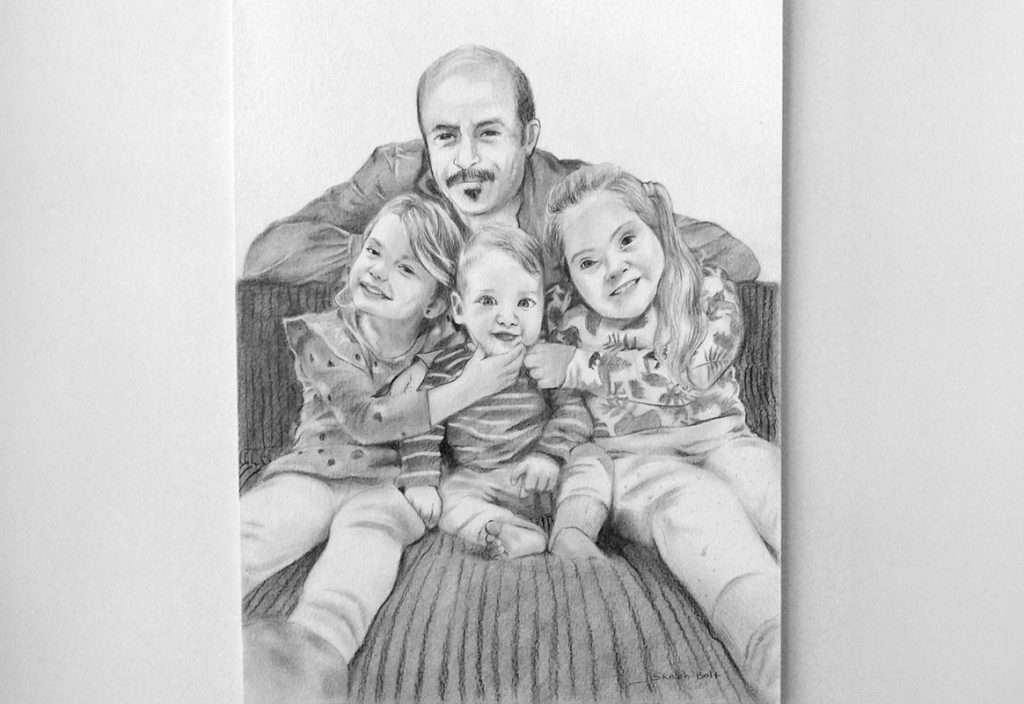 Family Portrait Drawing - Sketch Bolt